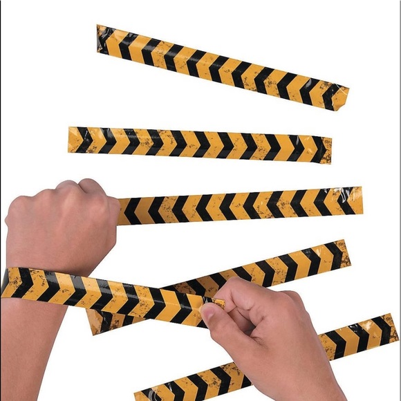 Party Supplies | Construction Theme Slap Bracelets Construction Party ...